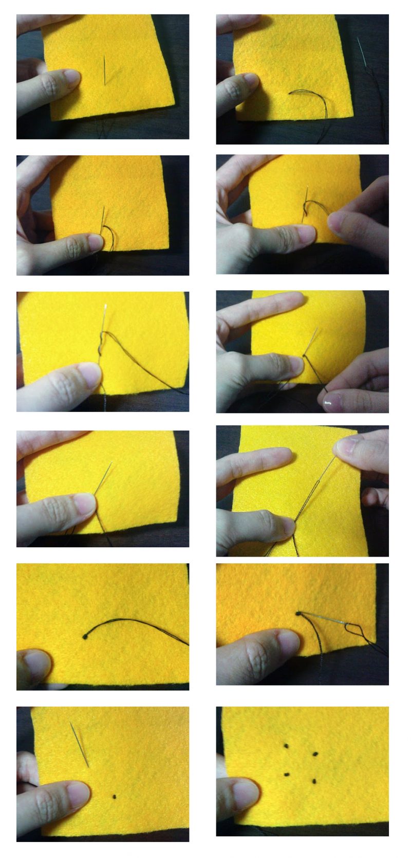 Types of Felt Stitches - Felt Kreations